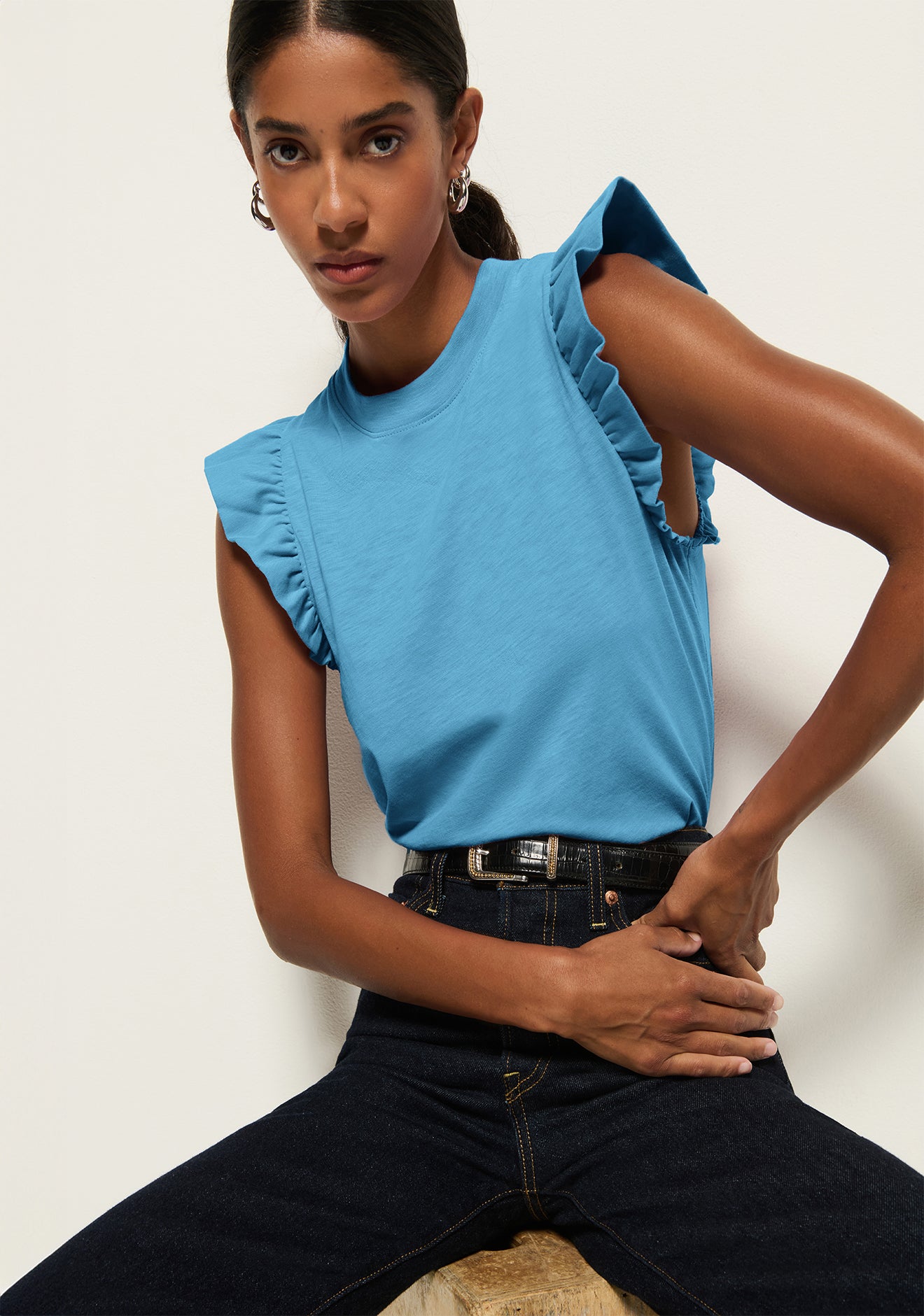 Paulette Tank Top – Sweet Apricot